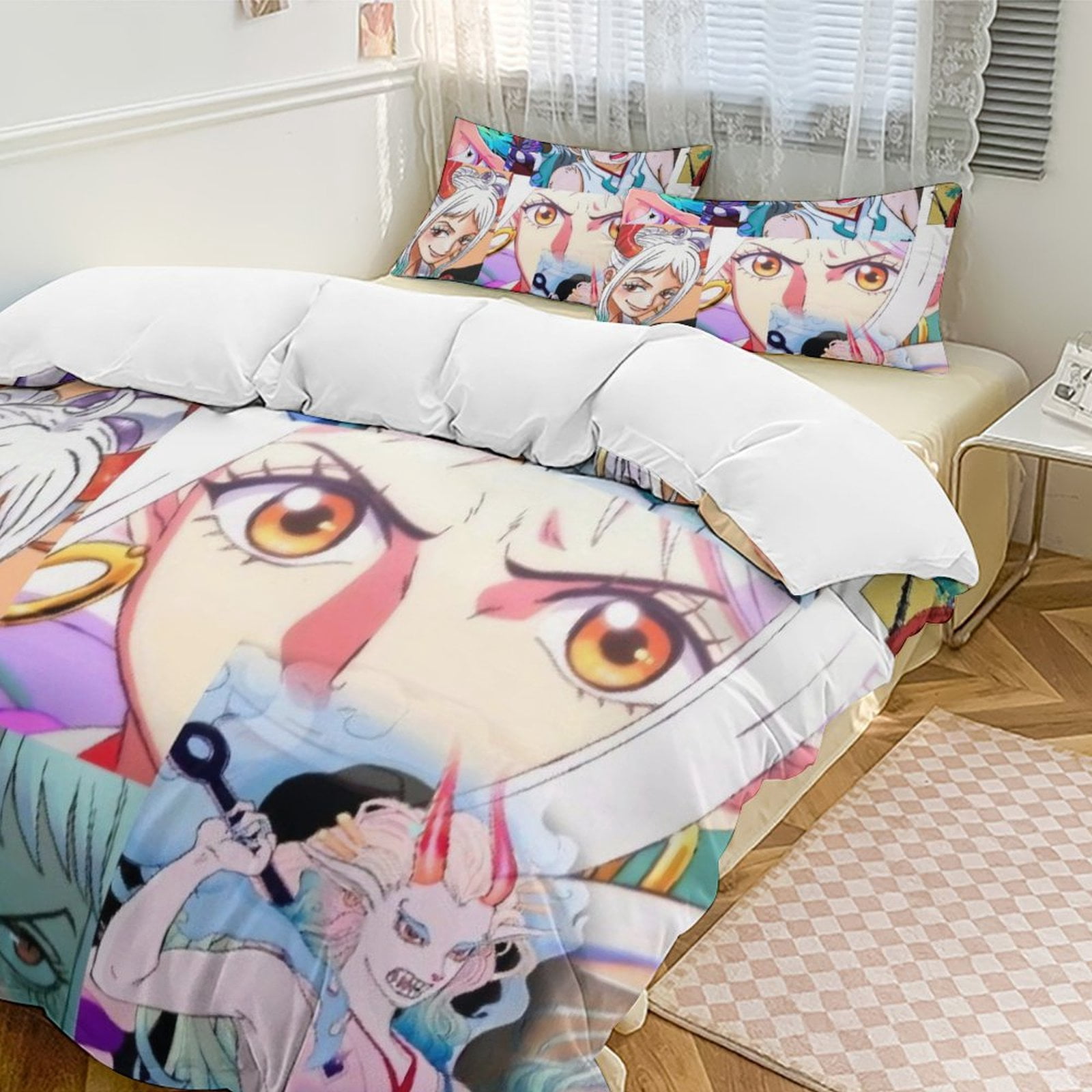 Yamato Bed Duvet Cover Funny Anime Cartoon Bedding Sets Lightweight 3 ...