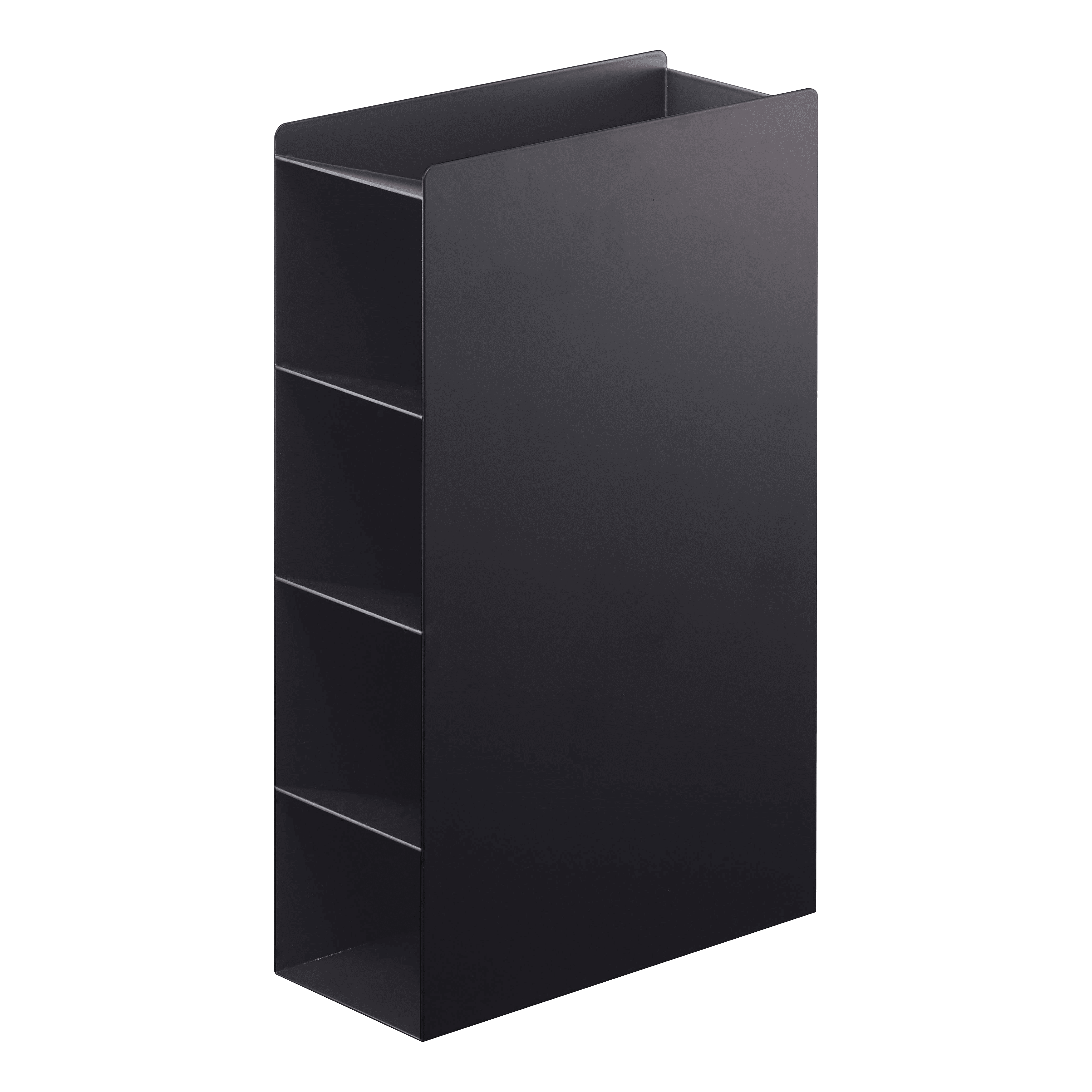 Yamazaki Home 4-Tier Food Wrap Stand, Black, Steel, No Assembly ...