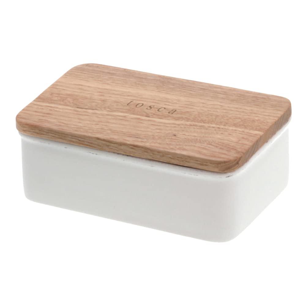 Yamazaki Home Butter Kitchen Dish, Tray Container | Ceramic | Food ...