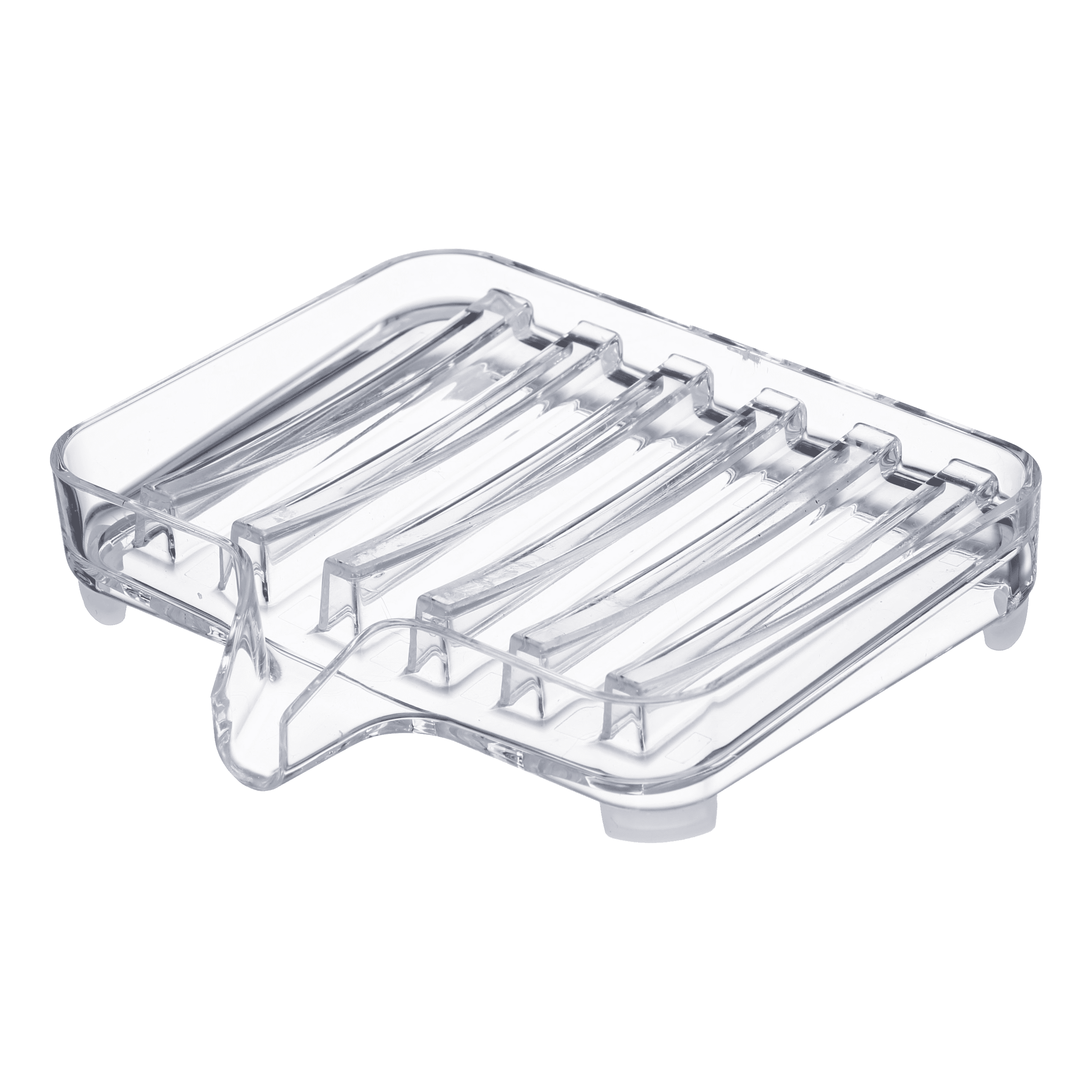 Yamazaki Home Self-Draining Soap Tray, Clear, Acrylic, No Assembly ...