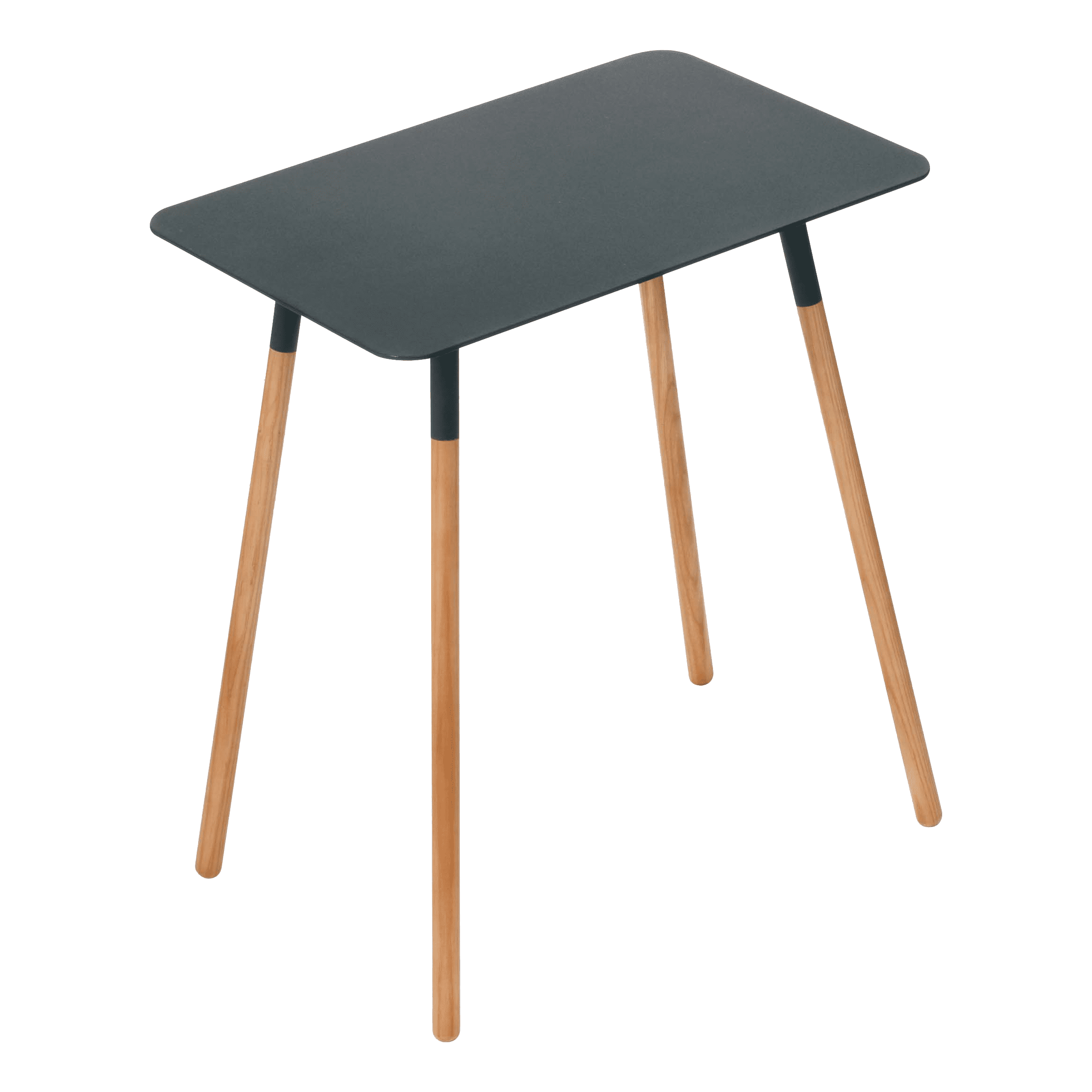 Yamazaki Home Side Table, Black, Steel, Supports 22 pounds, Minimal ...