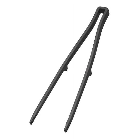 Yamazaki Home Silicone Kitchen Tongs, Silicone, No Assembly Req., Black ...