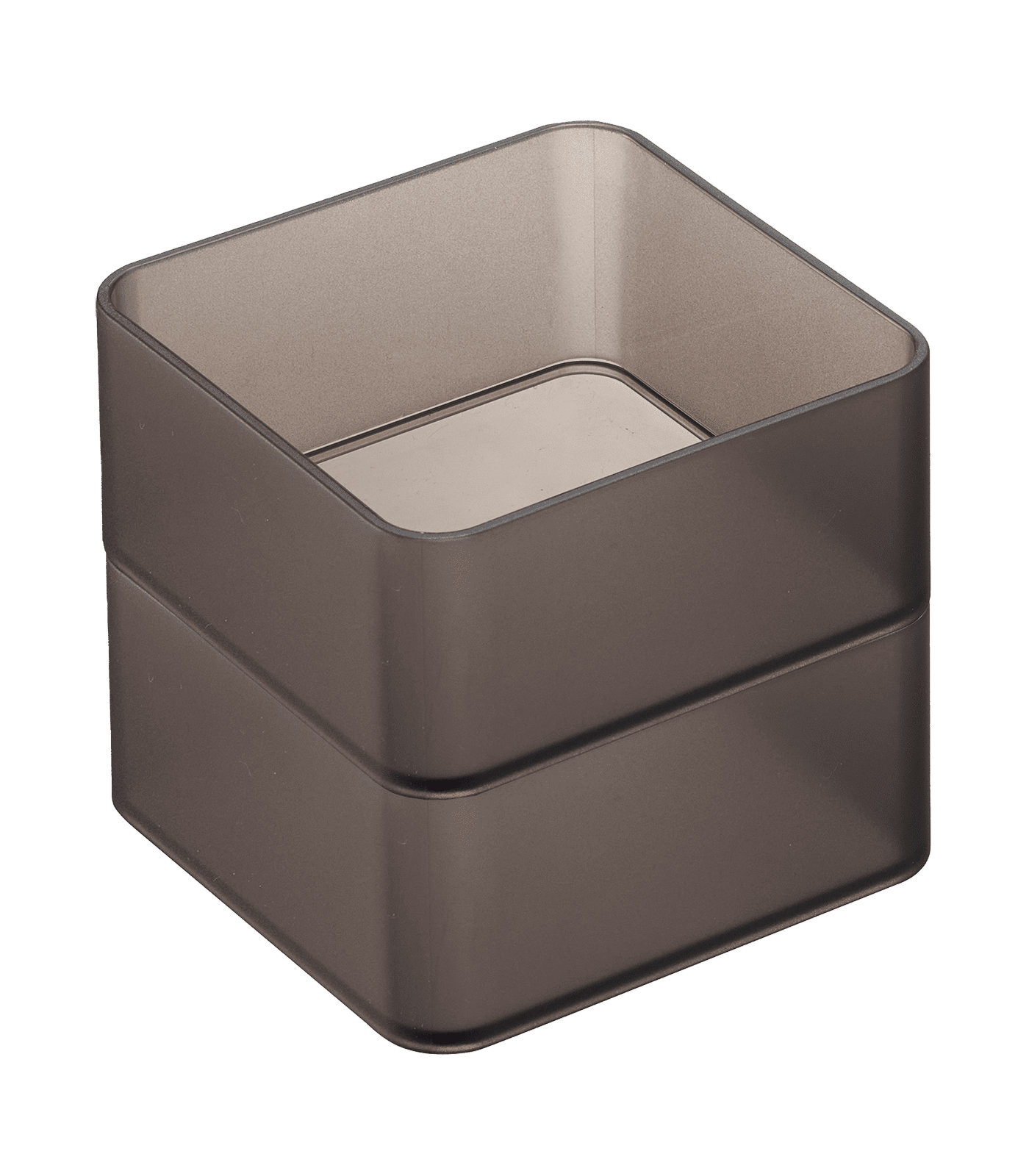 Yamazaki Home Stackable Clear Organizers [Set of 2] - Four Sizes, Black ...