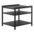 Yamazaki Home Three-Tier Cabinet Storage Rack, Black, Steel, Adjustable ...