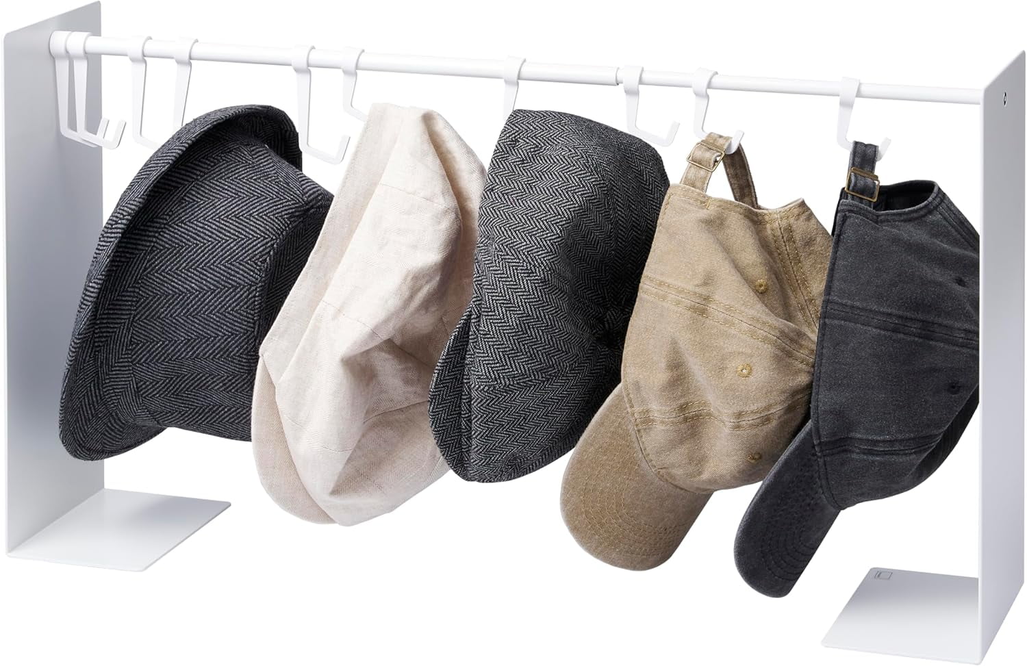 Yamazaki Home Tower Hat Hanger Rack, Expandable Metal Storage Organizer ...