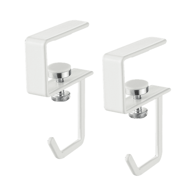 Yamazaki Home Under-Shelf Hooks (Set of 2), White, Steel, Fits Shelves ...