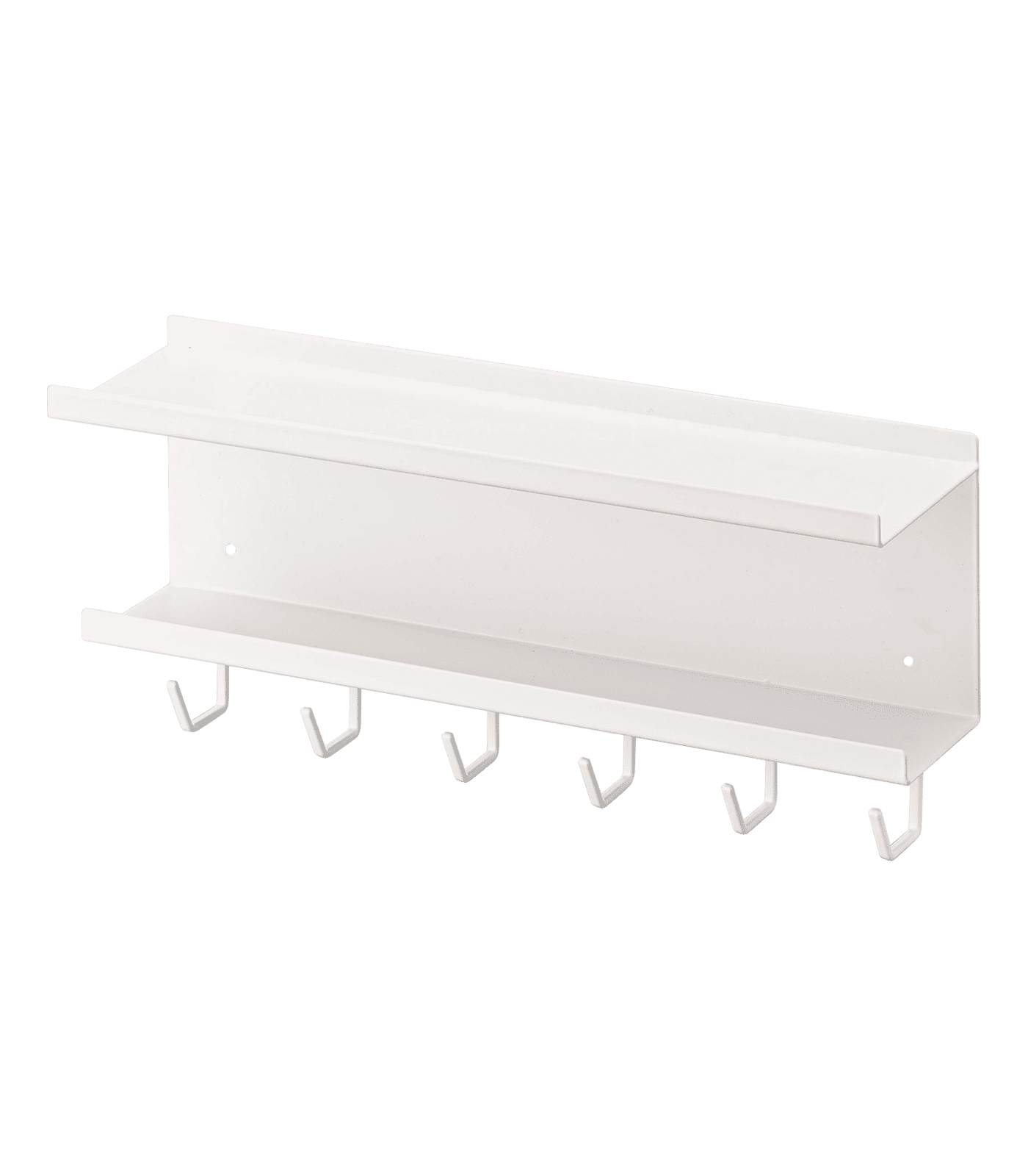 Yamazaki Home Wall-Mount Cable and Router Storage Rack, White, Steel ...