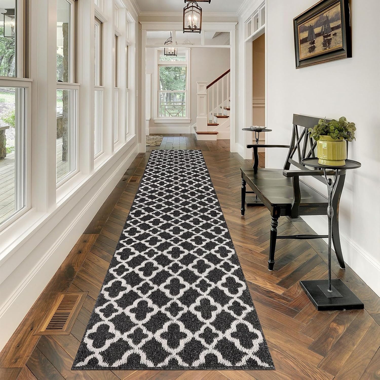Yamaziot 2.7'x12' Runners Rug for Long Hallways, Runners Rugs for Floor ...
