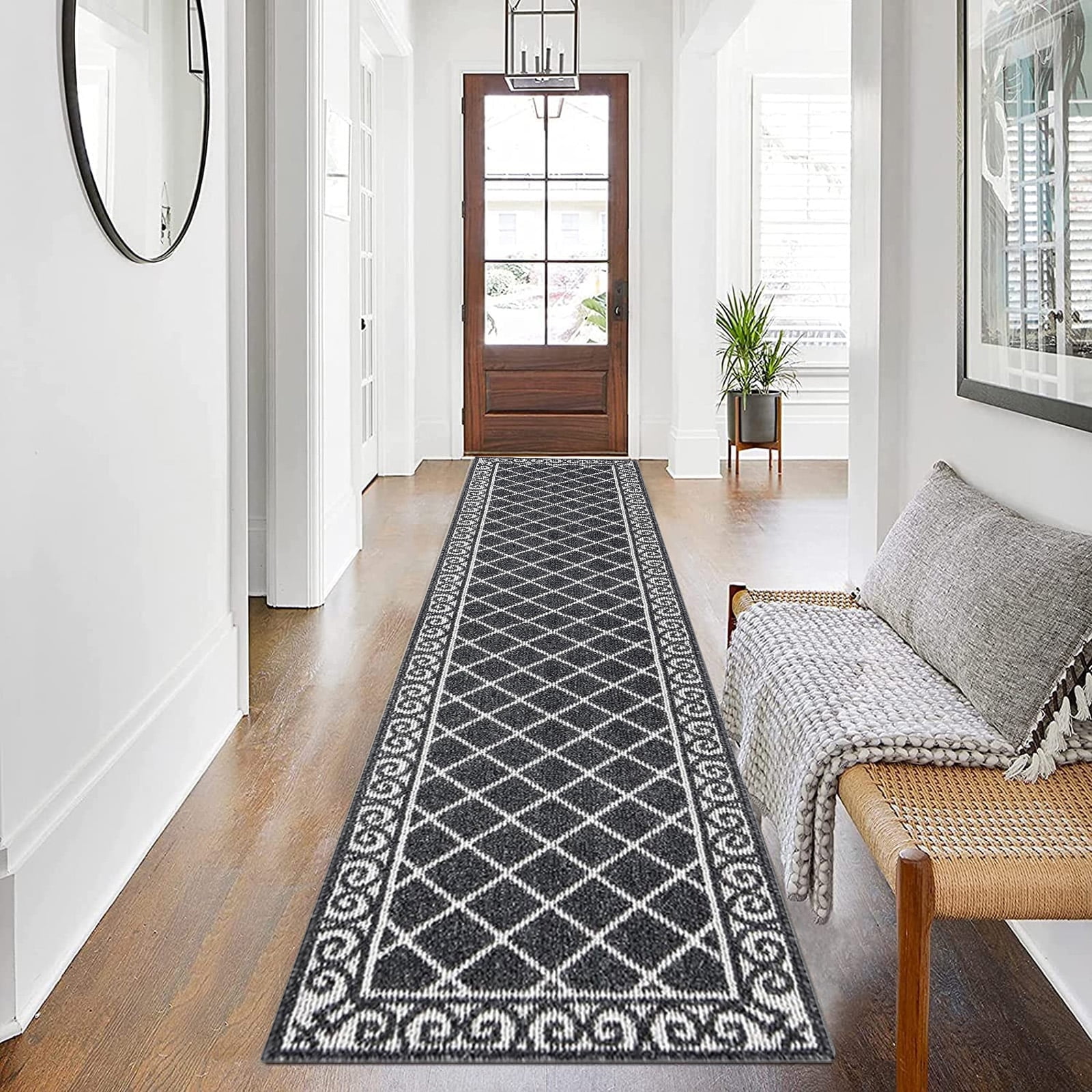 Yamaziot 2'x10' Hallway Runner Rug Washable Kitchen Floor Runners for ...