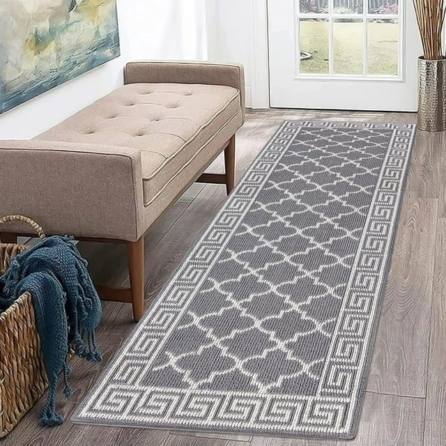 Yamaziot 2'x6' Non-Slip Rubber Backed Indoor Carpet Runner Rug for ...