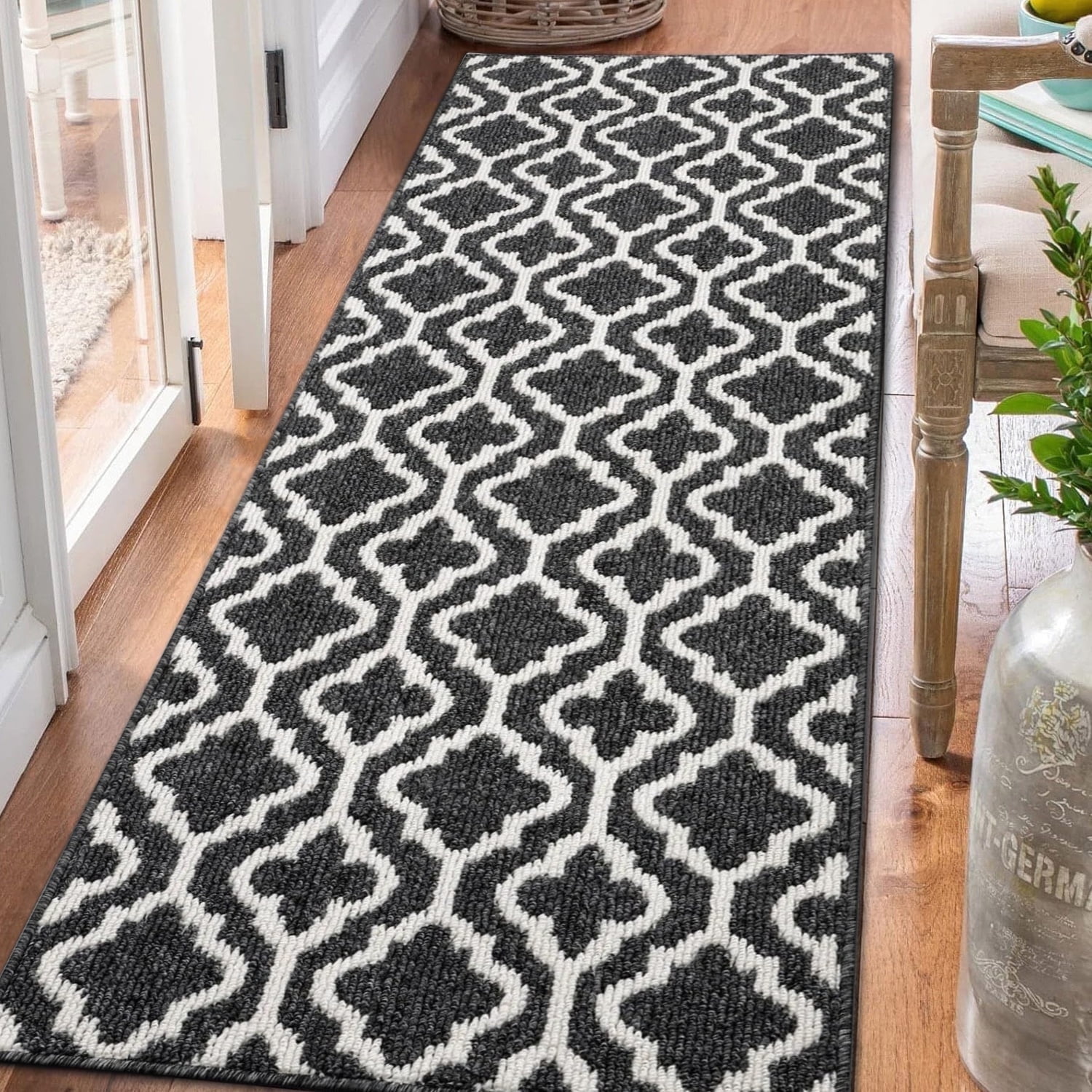 Yamaziot 2'x6' Runner Rug for Hallway, Indoor Door Mat Low Profile ...