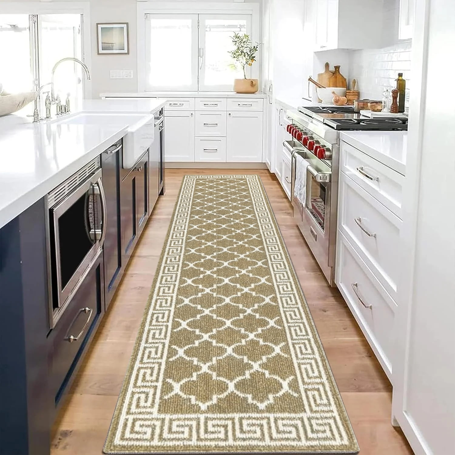 Yamaziot 2'x8' Runner Rug, Washable Kitchen Runners Rugs for Hallway ...