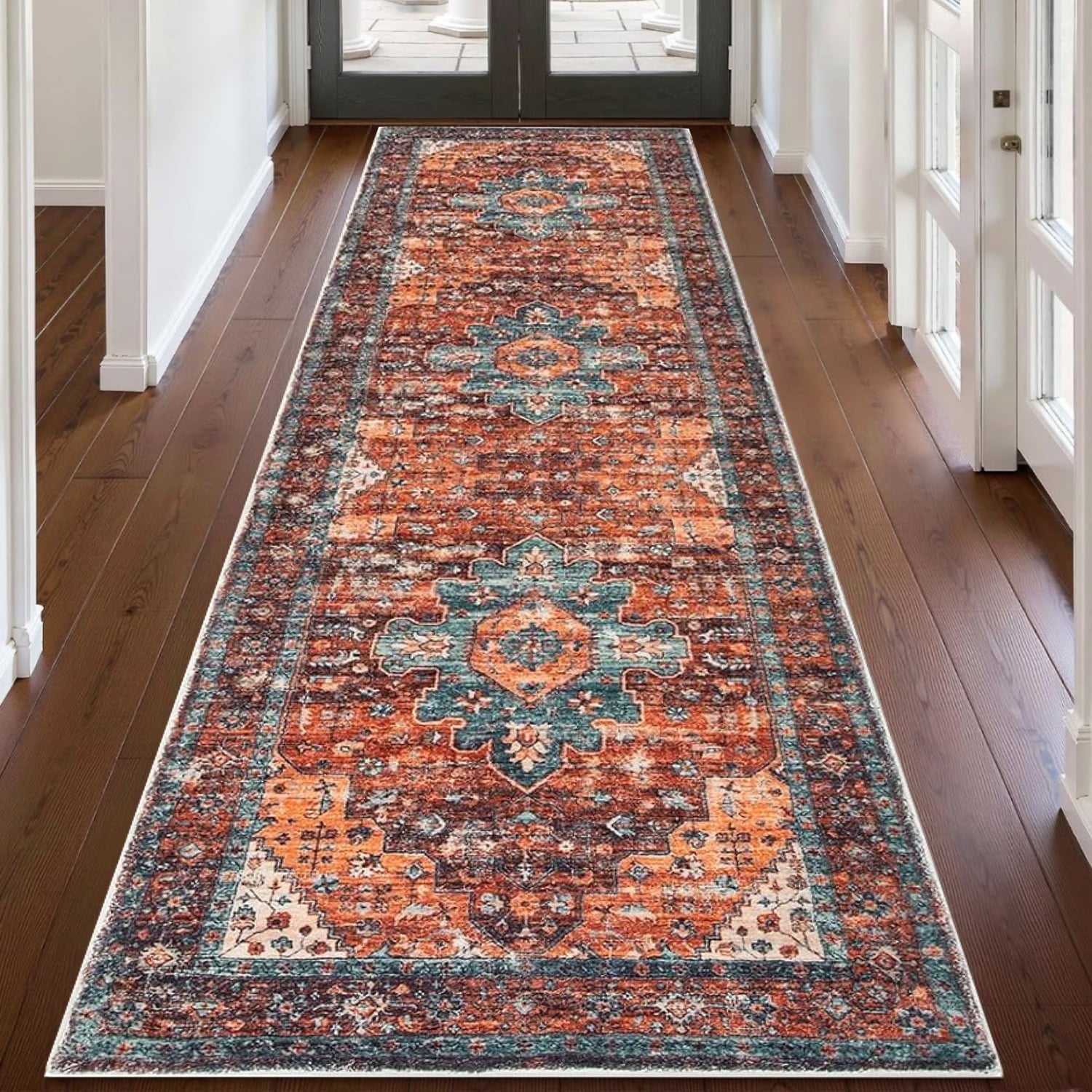 Runner Rug for Hallway, Yamaziot 2'x8' Washable Rug for Floor with ...