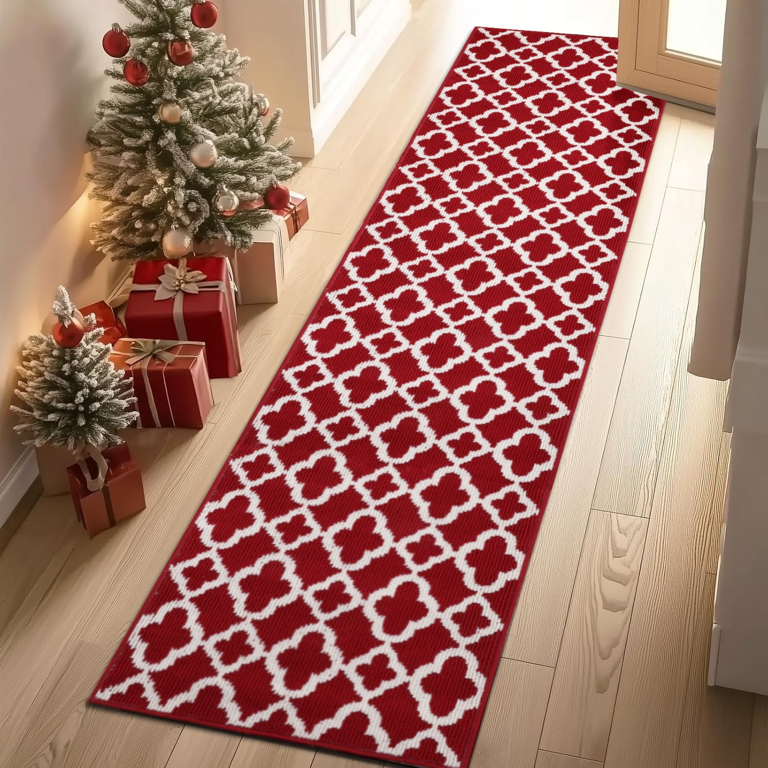 Yamaziot 2'x8' Runner Rugs, Washable Hallway Mat with Rubber Backing ...