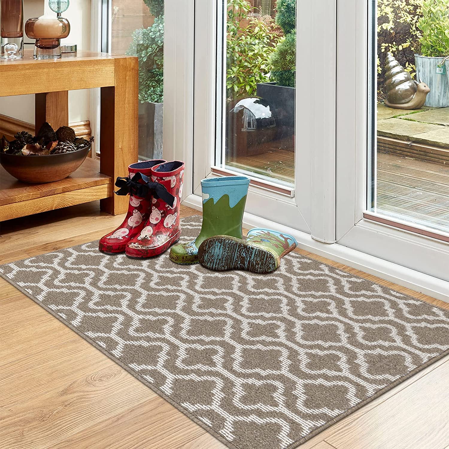 Yamaziot 24" x 36" Front Doormat, Indoor Door Rug, Non Slip Absorbent ...