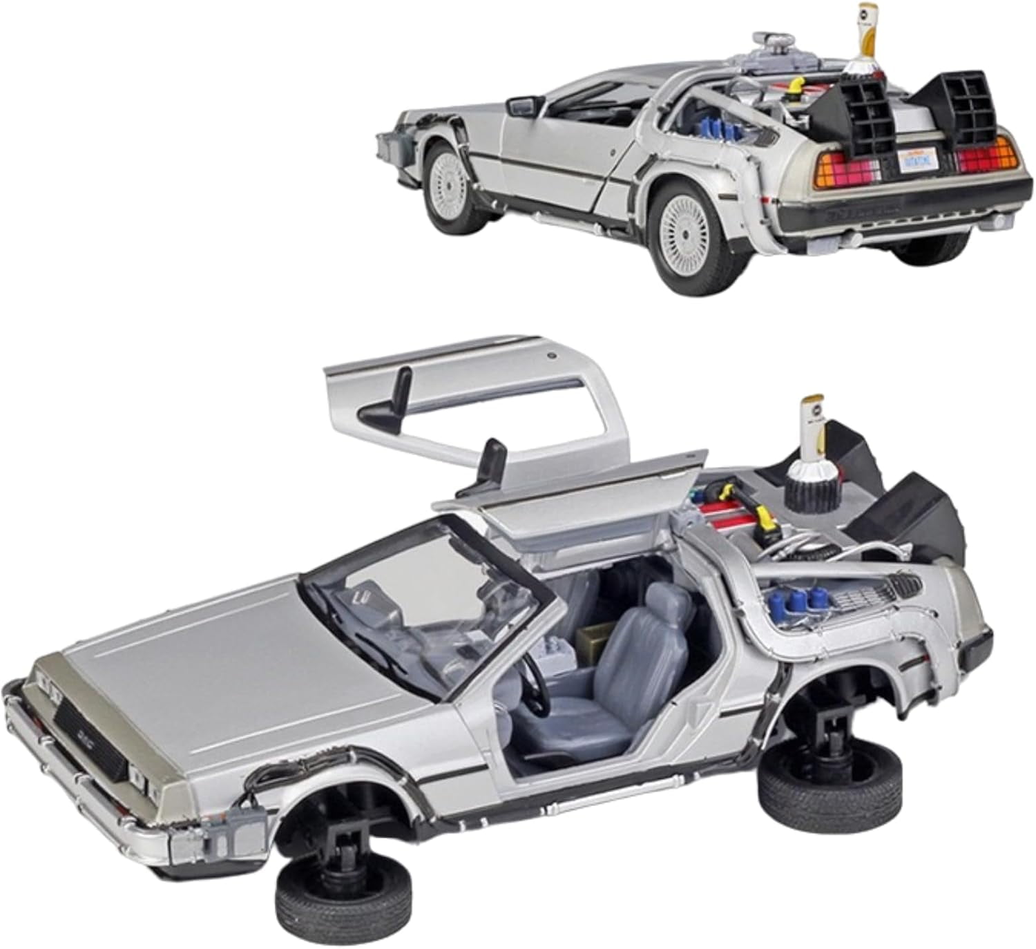 Yamfig-Welly Delorean Time Machine, 2 Modes Switching, Movie Back to ...