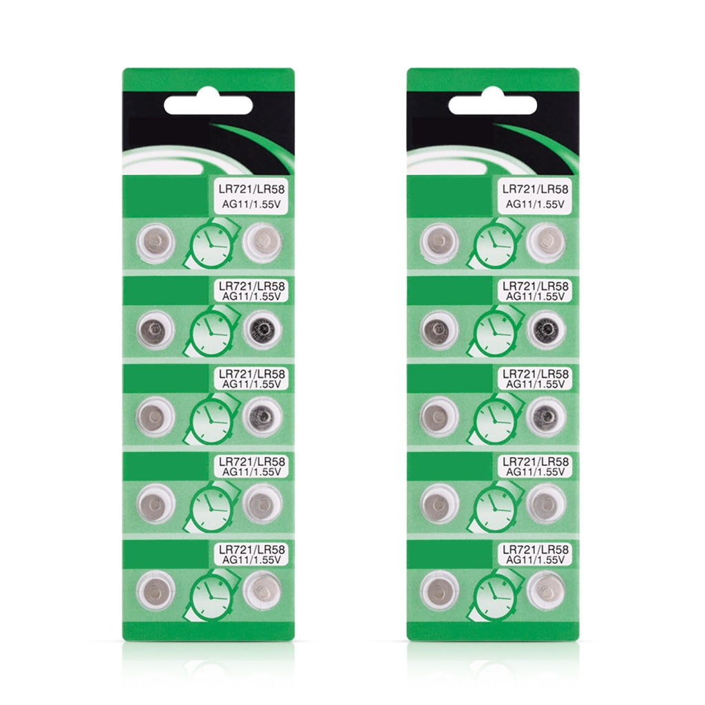 Yammee 10/20pcs 1.5V AG11 LR721 Alkaline Coin Battery Long Life For Calculators Remote - Walmart.com