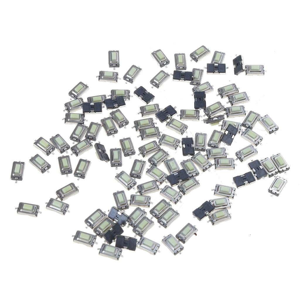 Yammee 100 Pcs 3x6x2.5mm Momentary Tact SMD SMT Push Button Micro ...