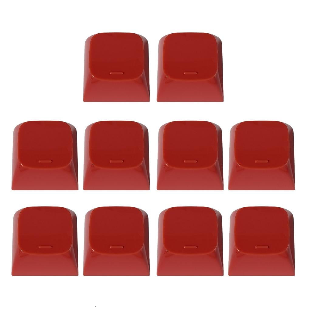 Yammee 10Pcs Jelly Blank Keycap for Mechanical Keyboards 1U XDA Profile ...
