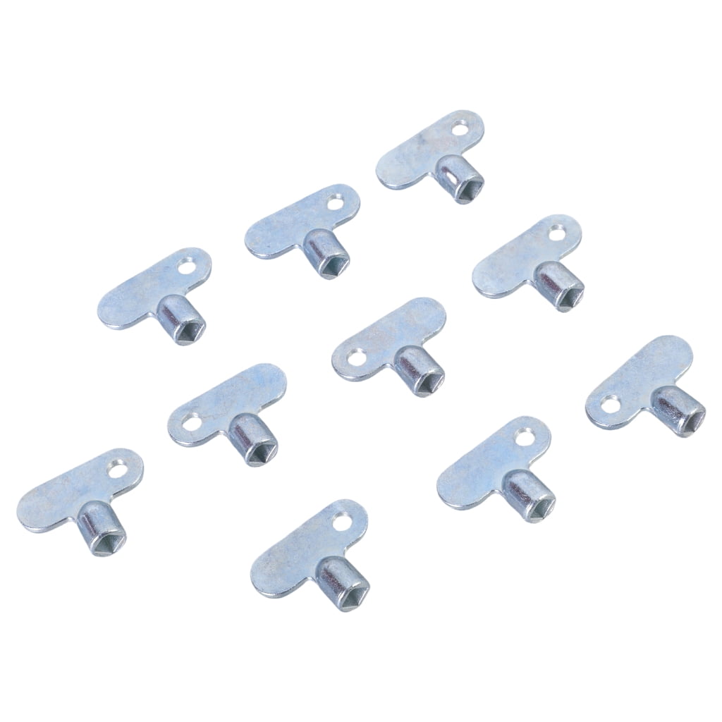 Yammee 10Pcs Radiators Exhaust Valves Square Key Radiators Bleed Key ...