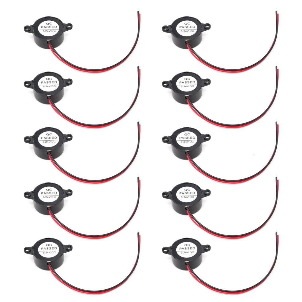Yammee 10Pcs Continuous Noise Electronic Buzzer Set High Decibel for ...