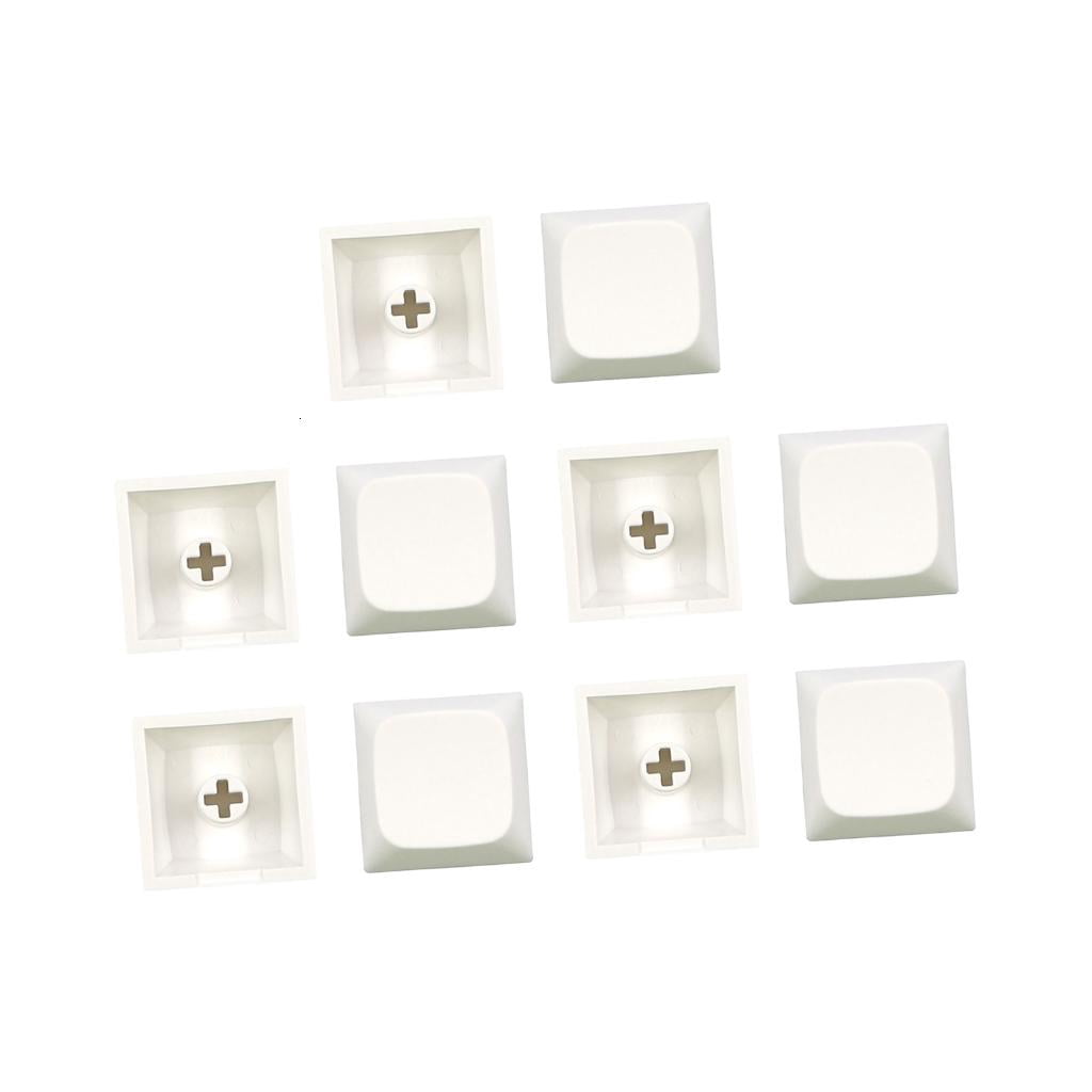 Yammee 10Piece PBT Blank Keycap XDA Profile 1U Gaming Keycap DIY Key ...