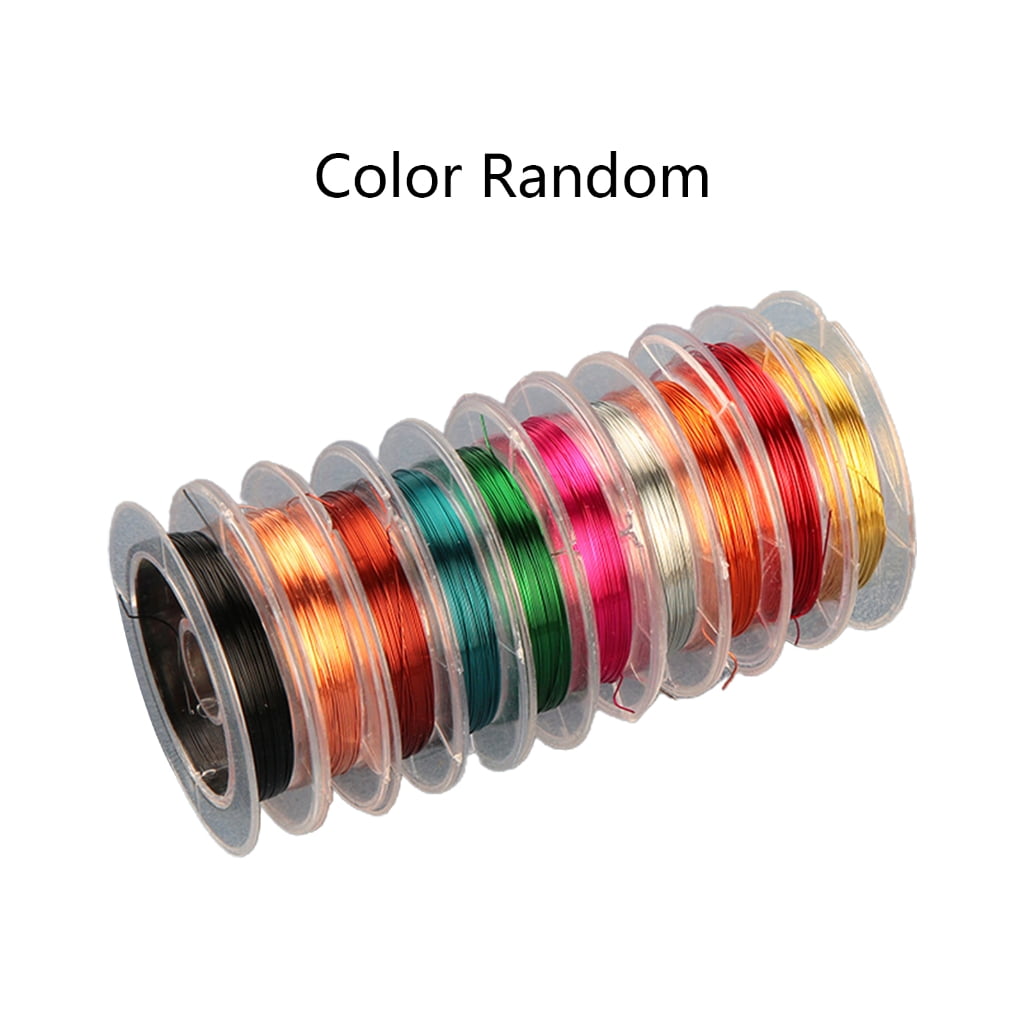 Yammee 10m Jewelry Beading Wire, Metal Wire Crafts Wires Wrapping ...