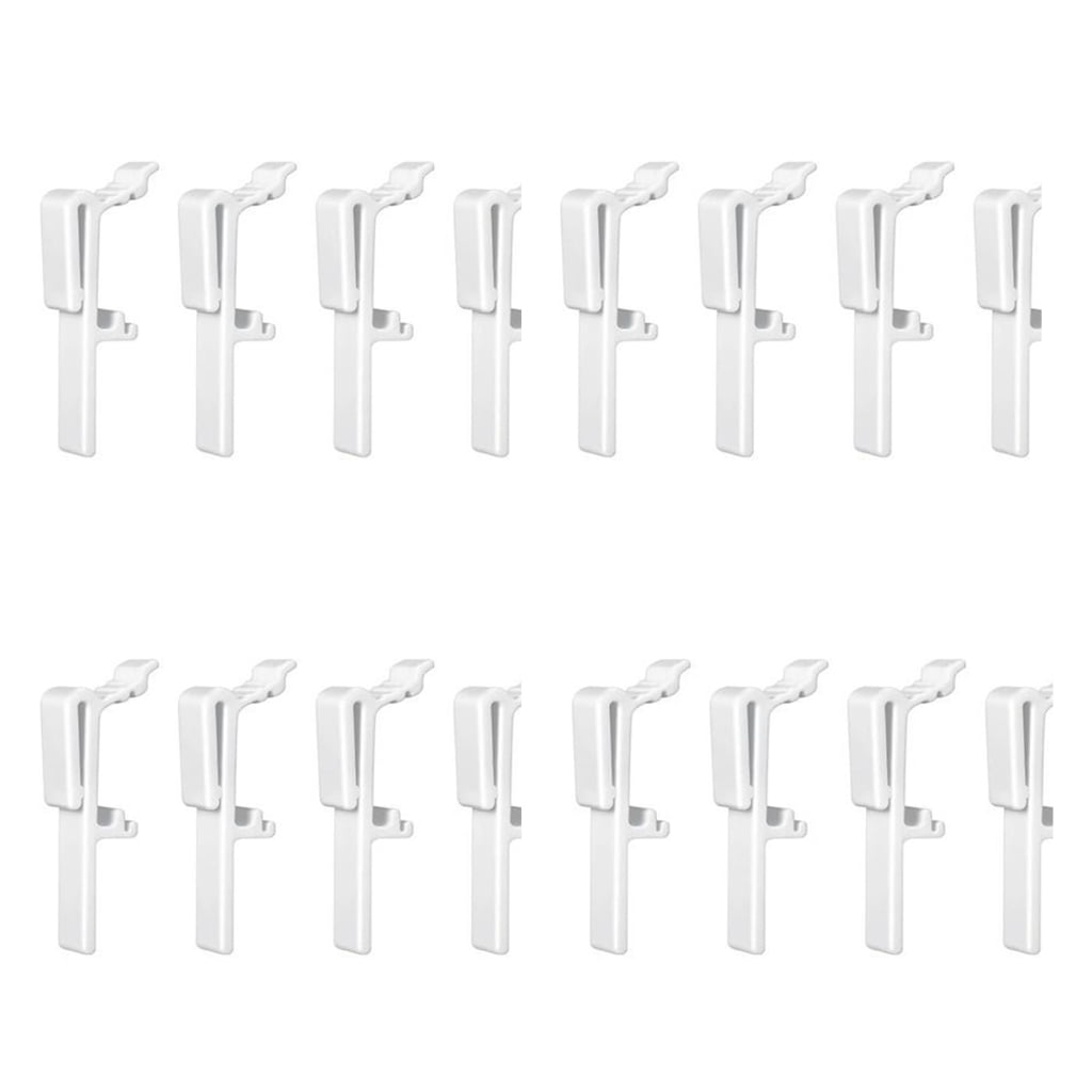 Yammee 12/24Pcs Window Valance Blind Clip Holder Bracket for Vertical ...