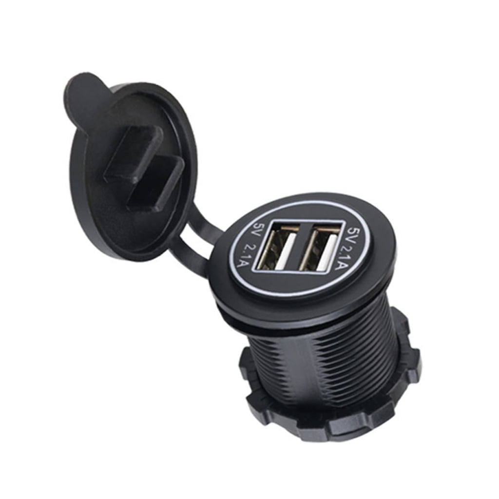 Yammee 12V-24V USB Power Outlet with Caps Car USB Charging Socket ...