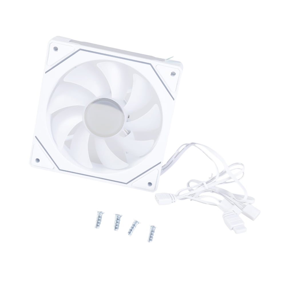Yammee 12V ARGB Cooling Fan With PWM Temperature Control Quiet Case Fan ...