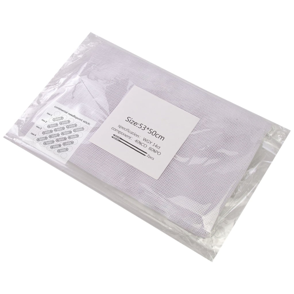 Yammee 14CT Canvas Sheets Practical Needle Point Canvas Mesh Sheets for ...