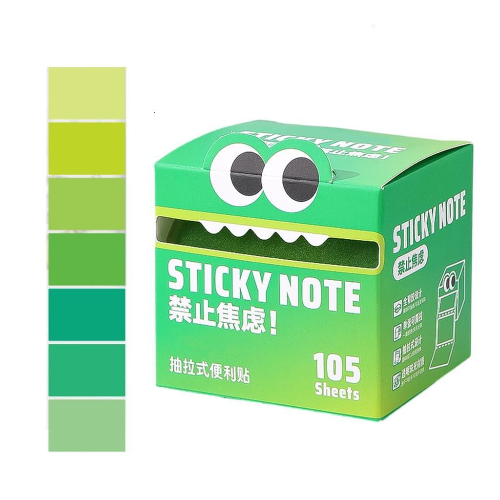 Yammee 150 Sheet Pearlescent Note Paper Pad Memo Pad Pull Out Sticky ...