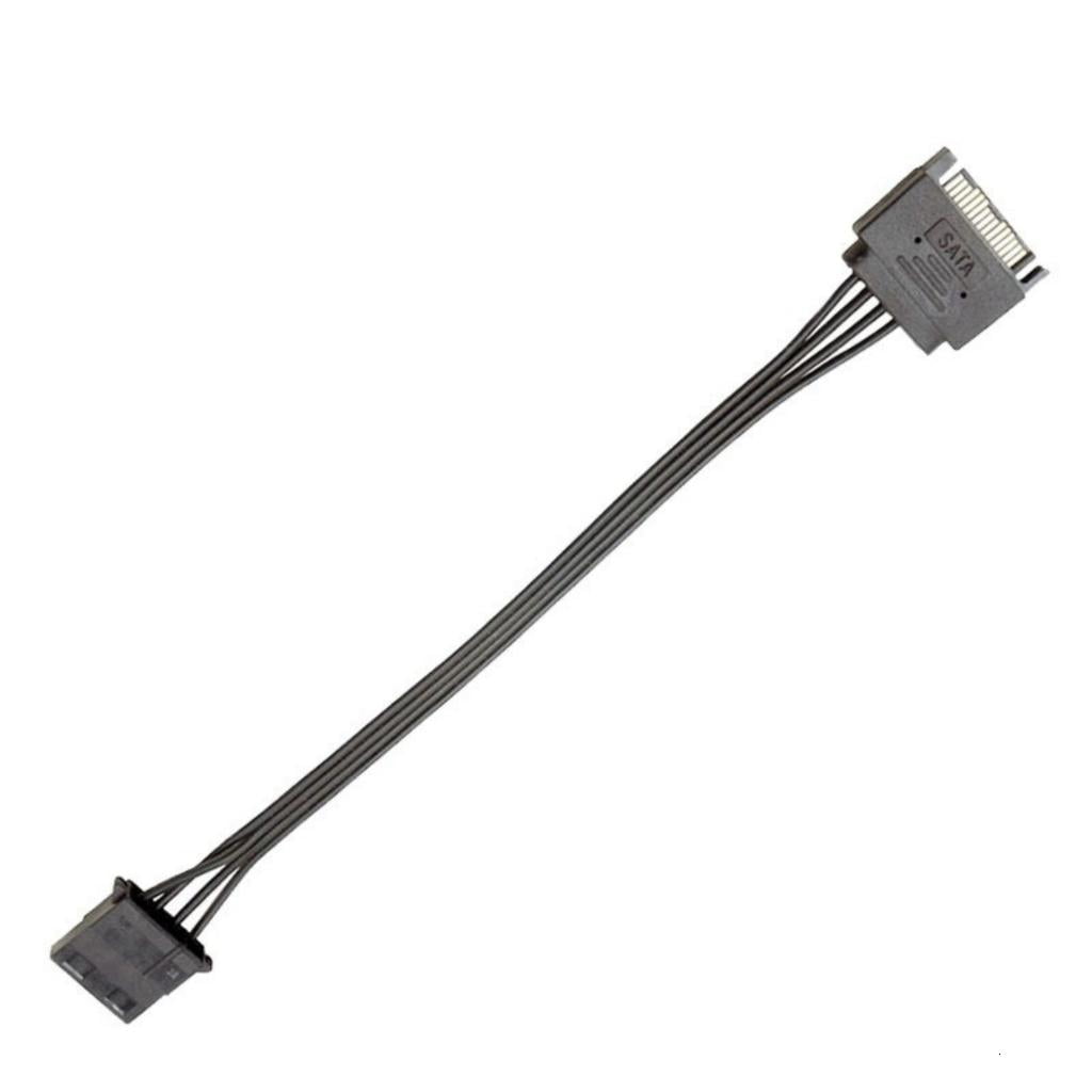 Yammee 15Pin Male to 1/2 Big 4Pin Female Power Extension Cable 15Pin ...
