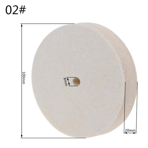 Yammee 2/4 Inch Polishing Buffing Grinding Wool Felt Wheel Polisher ...