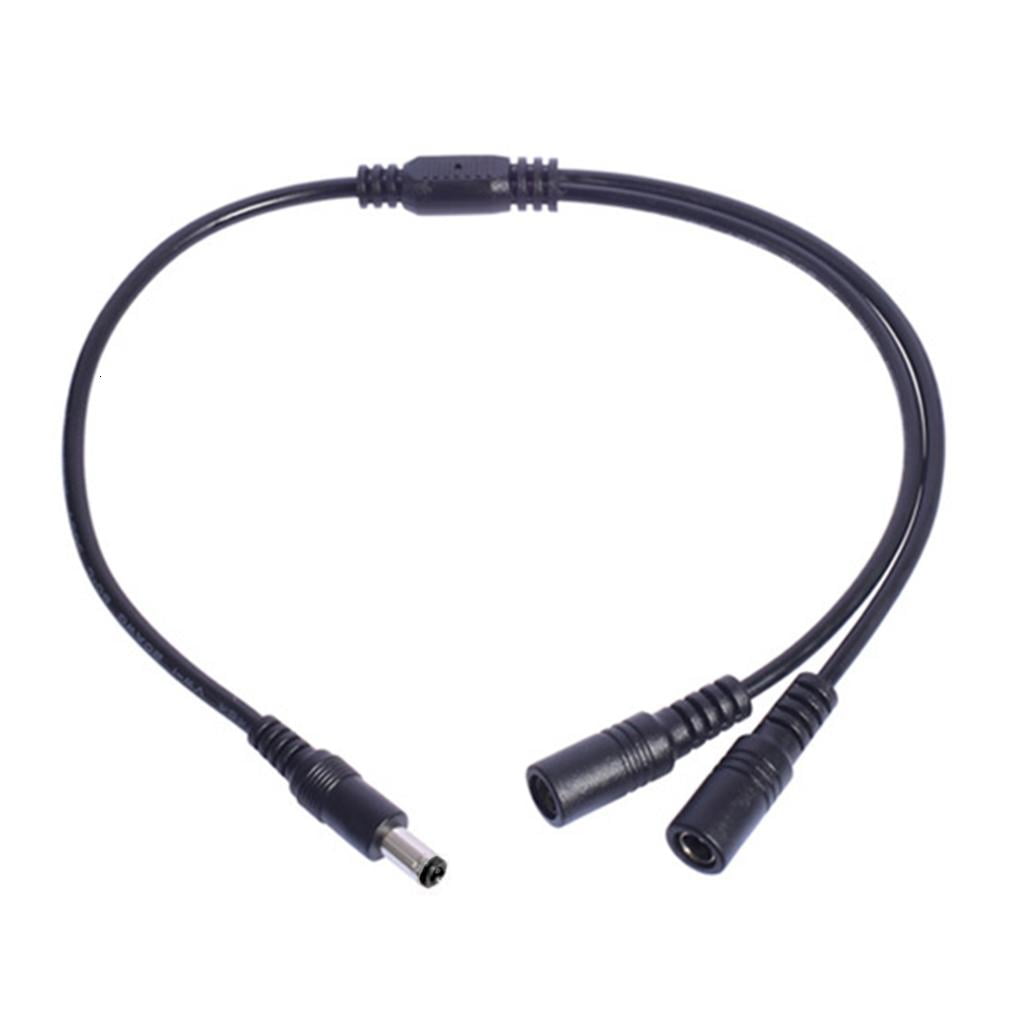 Yammee 2 Output Power Y Splitter Cable 5.5x2.1mm for CCTV DVR LED ...