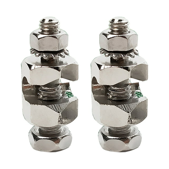 Yammee 2 Pcs Solar Grounding Lug Fasteners Clip for Lightning for ...