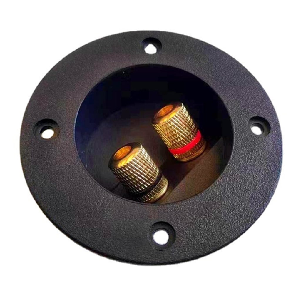 Yammee 2 Way Terminals Cup Connectors for Speaker Box Subwoofer Banana ...