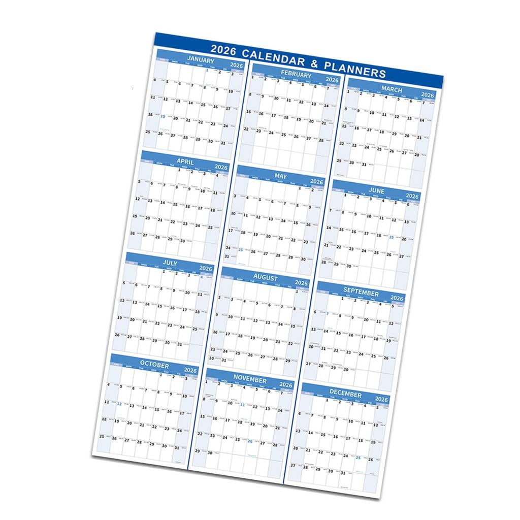 Yammee 2026 Dry Erases Calendar Monthly Calendar Easy to Use 12 Month ...