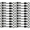 Yammee 20Pcs Carp Rolling Swivels With Lock Snap Rolling Barrels ...