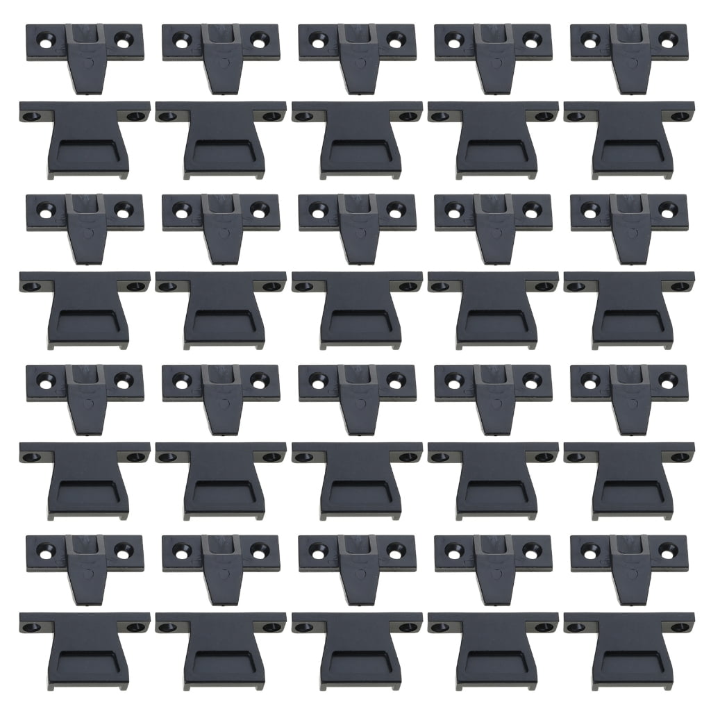 Yammee 20Pcs Push in Plinth Panel Furniture Connectors Bracket Press ...