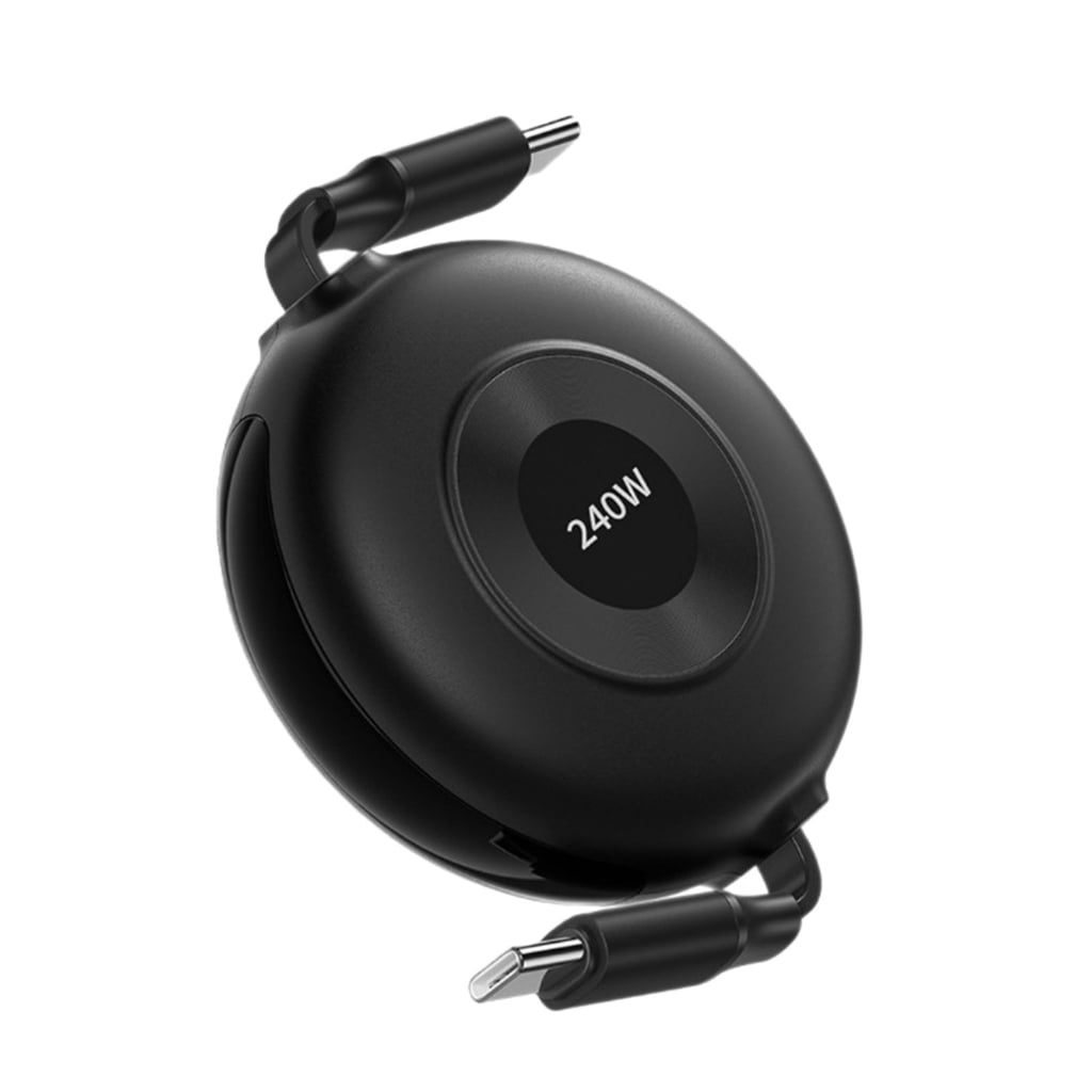 Yammee 240W USB C to C Cable Fast Charging with Retractable Feature for ...
