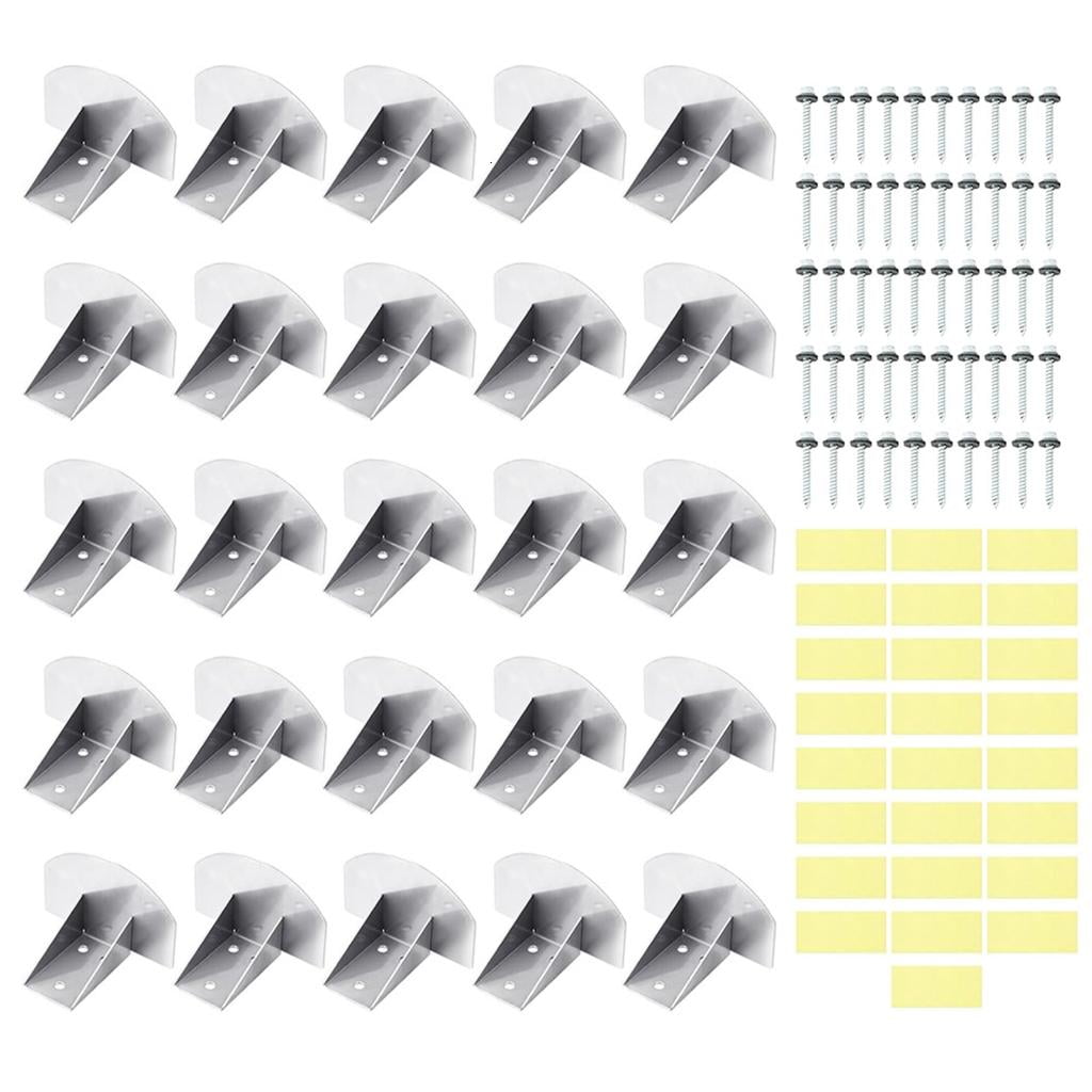 Yammee 25Pcs Metal Roof Anti Snow Guards Stainless Steel Snow Stop Ice ...