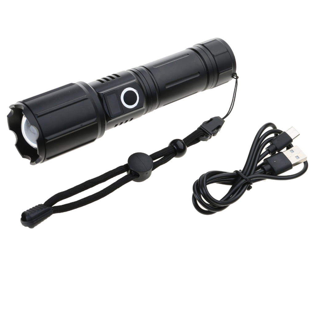 Yammee 26650 Lithium Battery USB Charging Light Flashlight Emergency ...