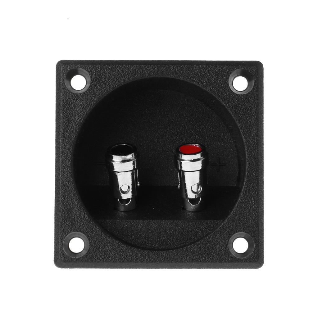 Yammee 270 Square Speaker Junction Box Opening 50mm Twist Gold Banana ...