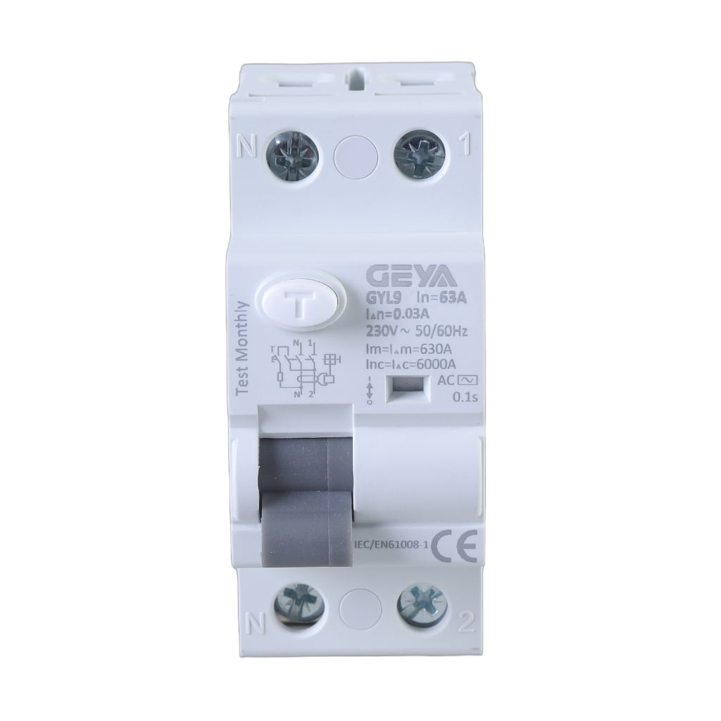 Yammee 2P 63A Residual Current Circuit Breaker Din Rail Safety Switches ...