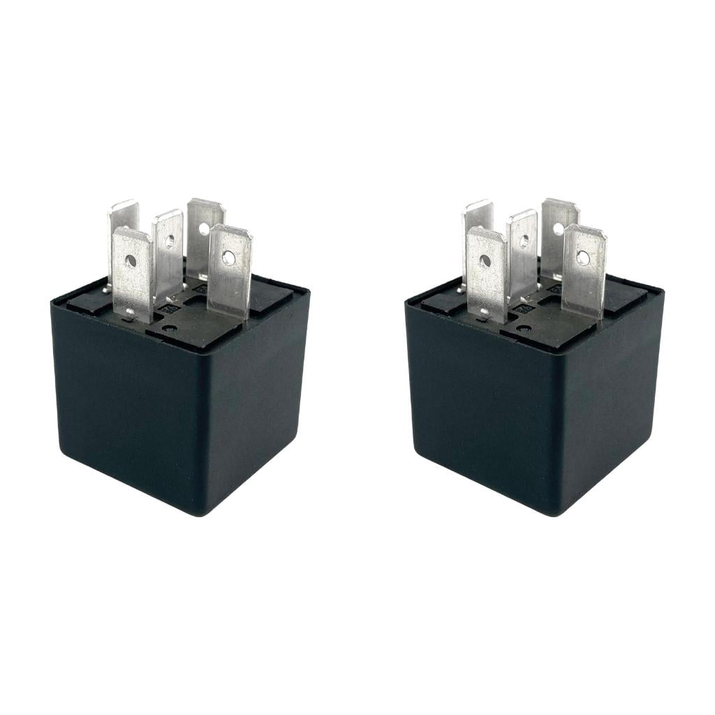 Yammee 2Pcs 12V 40A 5 Pin High Power Relays Replacement Car Automotive ...