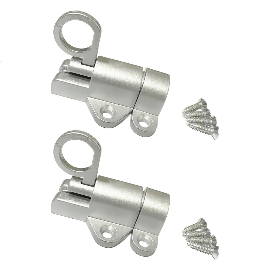 Yammee 2Pcs Aluminum Alloy Door Locking Pin Spring Door Bolt Latches ...