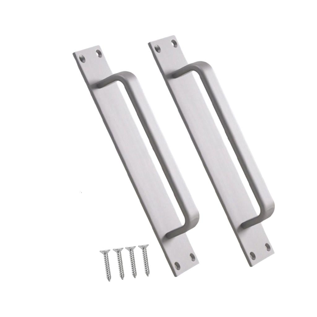 Yammee 2Pieces Sturdy Aluminum Alloy Handles for Barn Door and Indoor ...