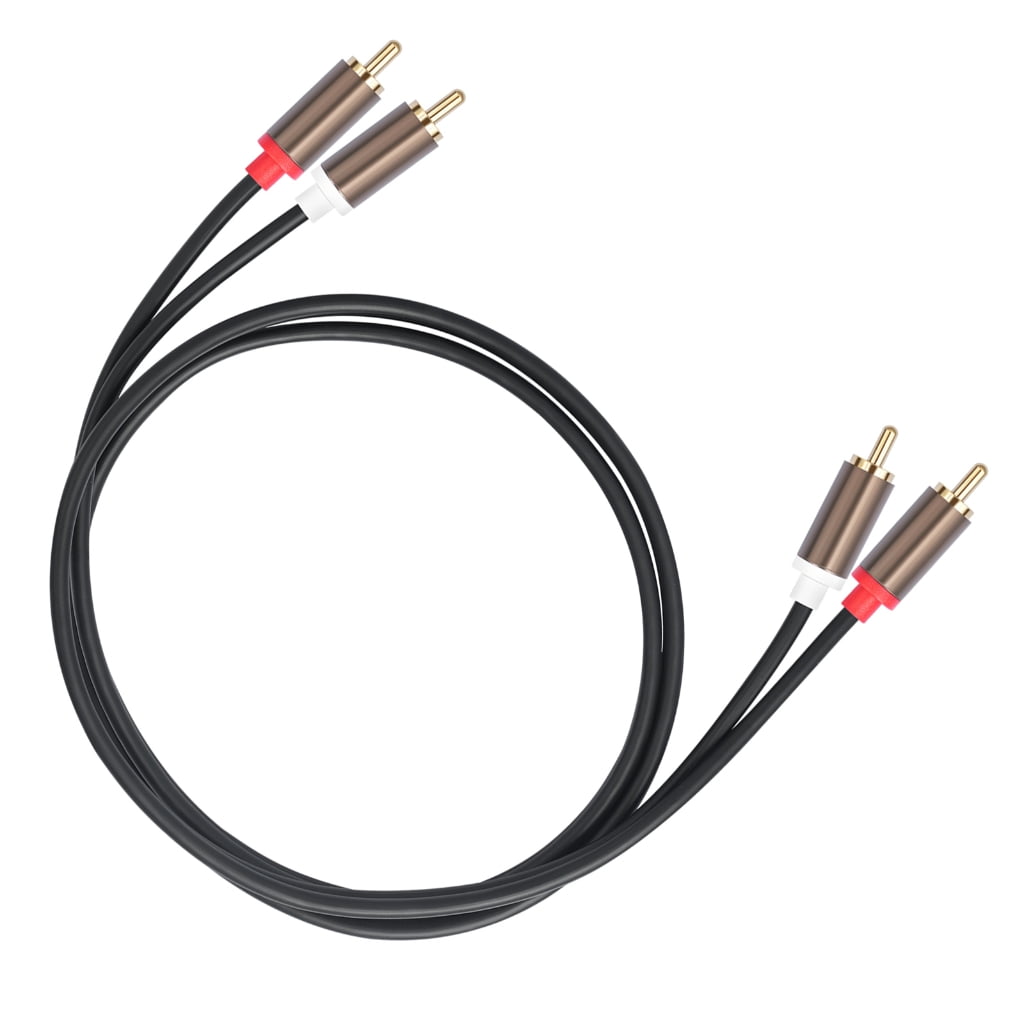 Yammee 2RCA AUX Cable Male to Male Connectors Wire Line Auxiliary Cord ...