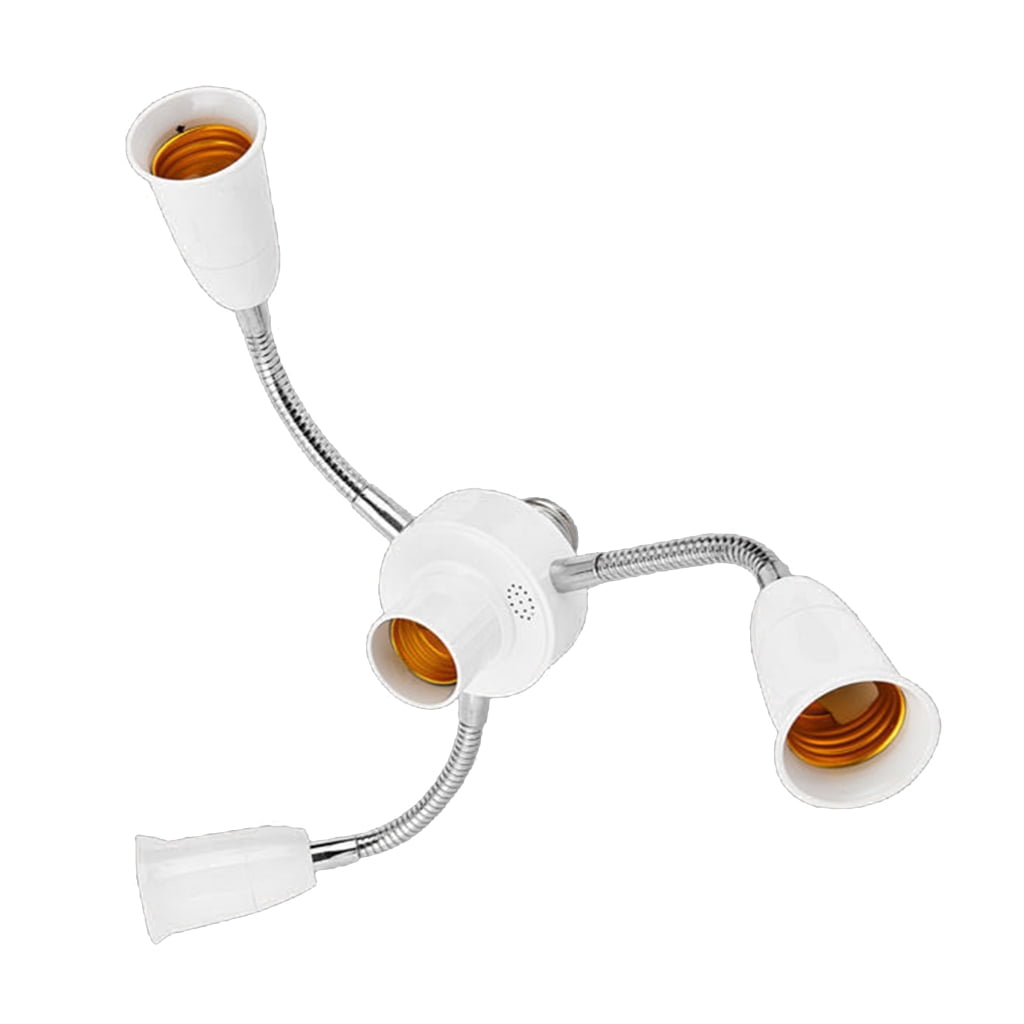 Yammee 3/4/5/6 in 1 Adjustable E27 to E27 Base Light Lamp Bulb Socket ...